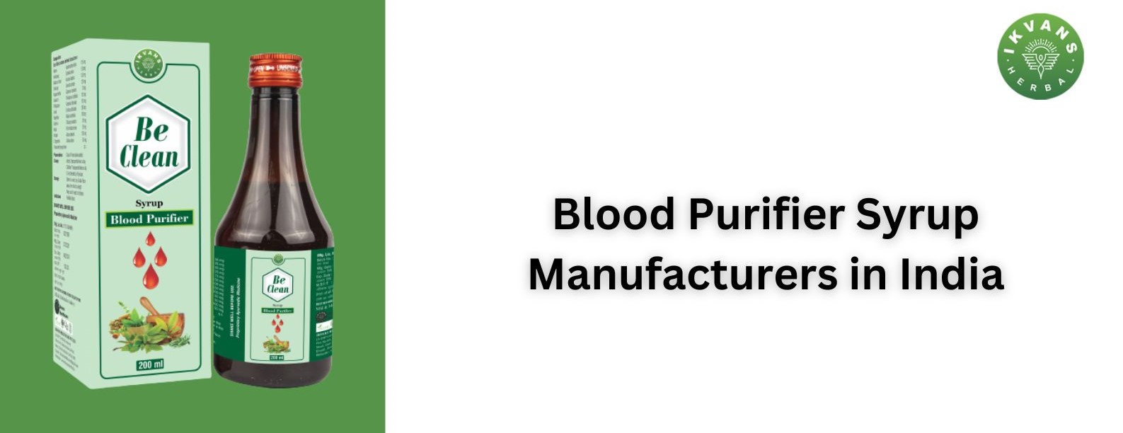 Third Party Blood Purifier Syrup Manufacturers in India